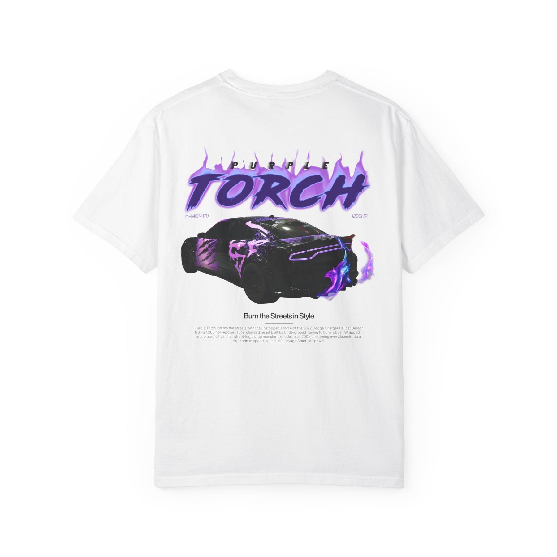 Purple Torch Tee – SRT Len | Clothing & Merch